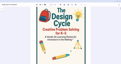 Design Cycle K–5 Bundle | STEM, Lab, Enrichment & Design Thinking ...