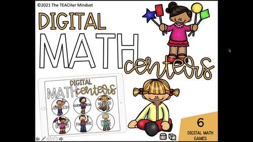 Interactive Digital Math Centers | PowerPoint by The TEACHer Mindset
