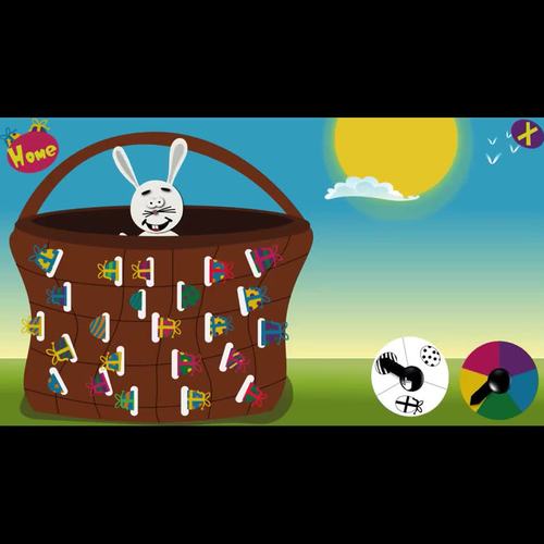 Editable Pop Up Easter Bunny Interactive Powerpoint Zoom Game by Lightdots