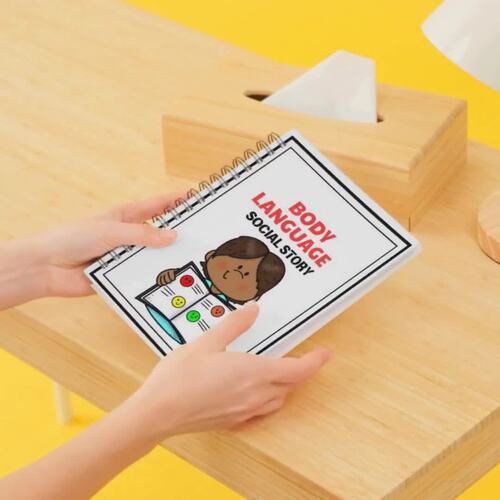 Body Language Social Story Social Cues W/ Poster Reflection Sheet SEL ...