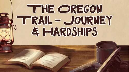 The Oregon Trail Lesson | Westward Expansion Primary Sources, Map ...