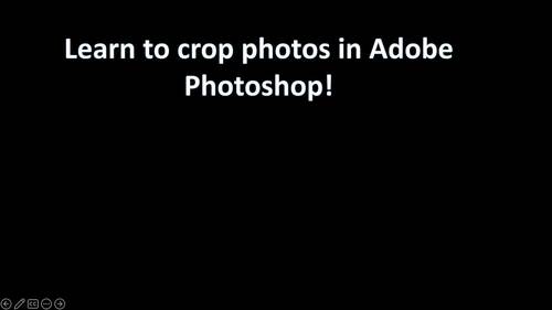 Adobe Photoshop Lesson 2: The Crop Tool | TPT