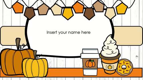 Thanksgiving Daily Slides - Back to School by Andrea Mendez | TpT