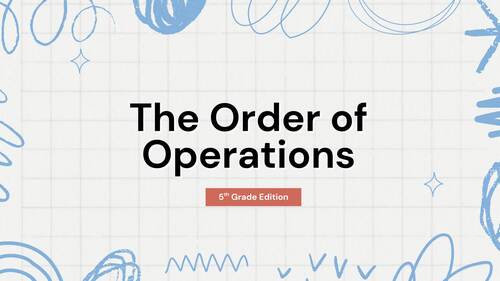Order Up! Order of Operations – Lesson Slides & Target Number Challenge