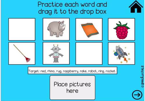 Dinosaurs Go To School: Boom Cards R by Speechie Pals | TpT