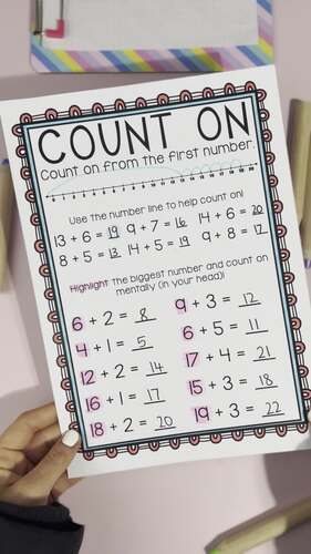 Count On | Mental Math Strategies by Mrs Edgar | TPT