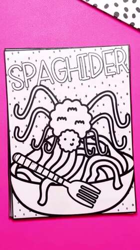 Food Coloring Pages | Early Finisher Activities | Funny Coloring book