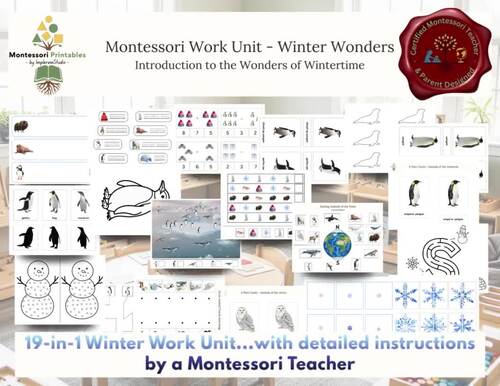 Montessori Arctic and Antarctic Unit Study | 19 Winter Preschool Activities