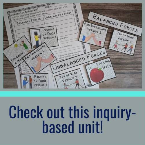 Sum of Forces Activities - MS-PS2-2 Newton's Laws of Motion Unit ...