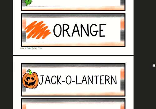 Pumpkin Theme by Easy ECSE | TPT