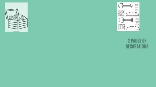 Treasure Chest Math Craft | Sums to Five | Pirate Activity Preschool