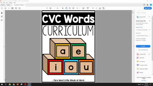 The CVC Curriculum by Tara West - Little Minds at Work | TPT