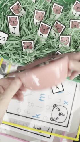 DOLLAR DEAL: Feed the Groundhog - Alphabet and Number Recognition Game PREK
