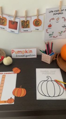 All about pumpkins - Investigation science center - Halloween, October