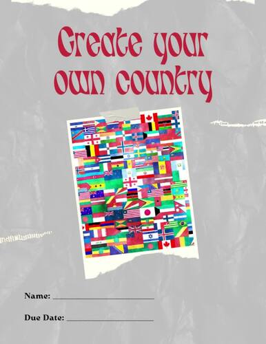 Design your own country project by Teaching a colourful class | TPT