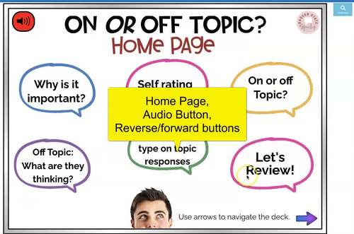 Boom Topic Maintenance for Middle High School Social Skills | TPT