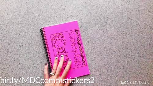 Editable Emoji Daily Behavior Monitoring Form | Communication Notebook