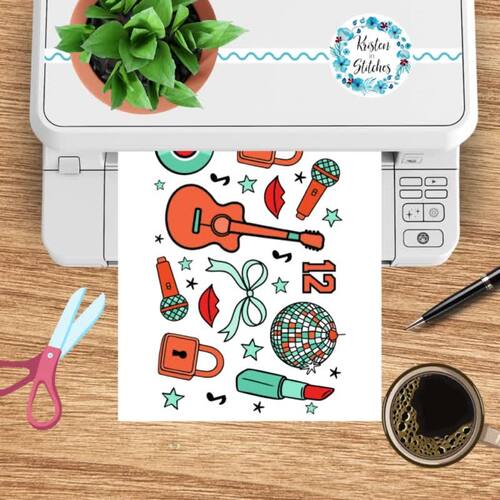 The Life of a Showgirl Glass Can Wrap 16 oz Cup Clear Printable PNG Pop ...