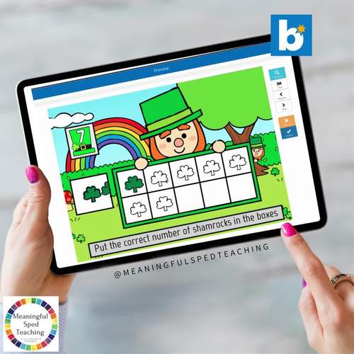 St. Patrick's Day Math Errorless Ten Frames 1-10 Boom Cards™ | TPT