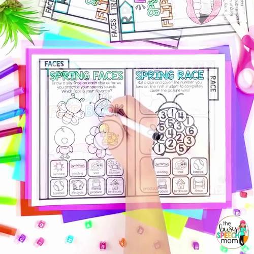 Spring Speech Therapy Activities for Articulation and Phonology ...