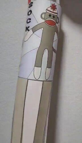 Sock Monkey Crafts Windsock Activities Mobile Hanging Coloring Writing