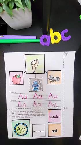 Alphabet Letter Tracing Handwriting Worksheets Letters in Sign Language ASL