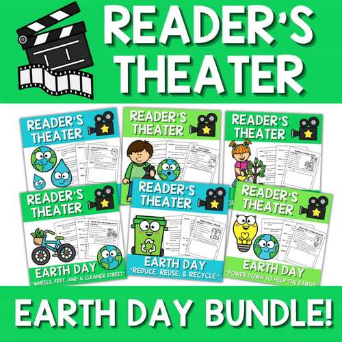 Earth Day Readers Theater Activities Bundle | How to Help the ...