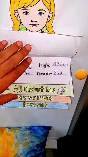 Flip Book All About Me -Back to School Activity Writing Craft Template ...