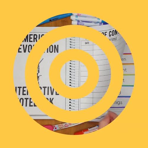 American Revolution Interactive Notebook Graphic Organizers American ...
