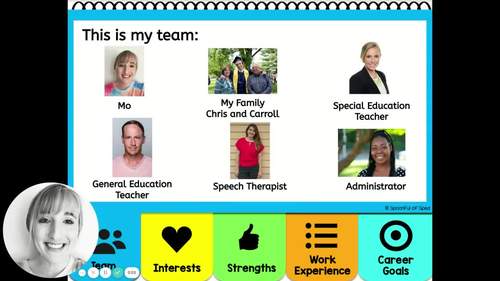 IEP Transition Meeting Interactive Notebook with Google Slides™ | TpT