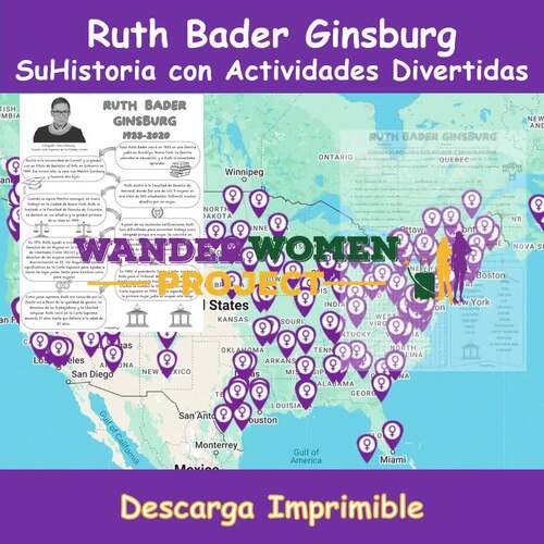 Ruth Bader Ginsburg - Aprende Su Historia con Actividades Divertidas
