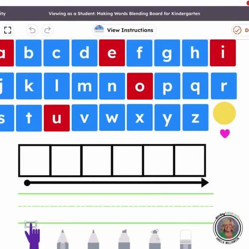 Digital Word Making Mat for Advanced Phonics Instruction | TPT