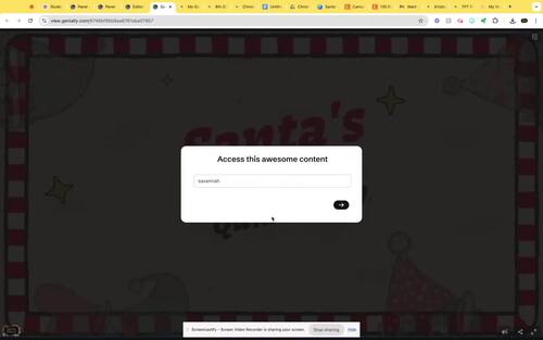 Christmas Activities for Middle School - Interactive Santa's Helper Game