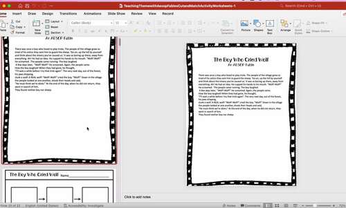 Reading Lesson- Full resource with Aesop Fables by Stephanie Goulding