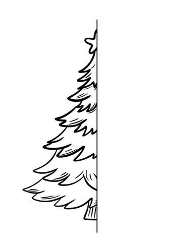 Fun Winter Holiday Symmetry Pictures Math Art Craft Activity | TPT