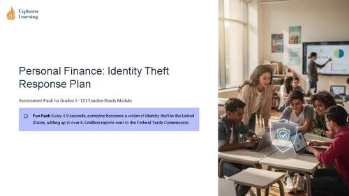 Personal Finance Identity Theft Response Plan Assessment Pack ...