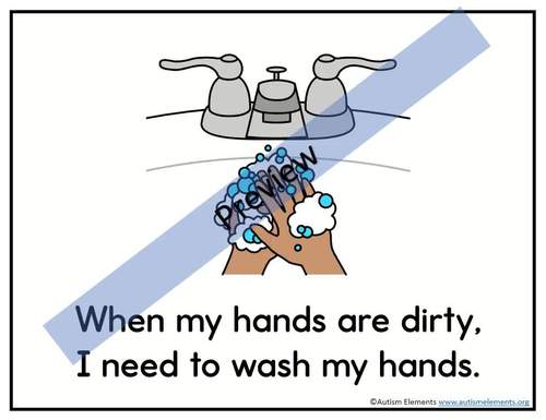 Handwashing Social Story- Autism & SPED Resources by Autism Elements
