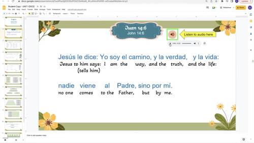 Unit 1 Spanish Bible Verse Activities John 14:6 Comprehensible ...