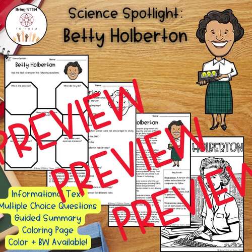 Betty Holberton - Scientist of Week/Month Black Women History Bio ...