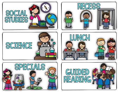 Dual Language Daily Schedule Cards | Back to School by prekrox | TpT