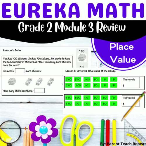 Engage NY Eureka Math Grade 2 Module 3 Review Packet Place Value