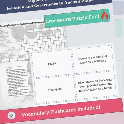HSS 6.6.2 Puzzle Pack: Geographic Barriers & Isolation in Ancient China