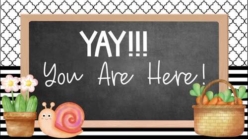 Spring Google Slides Template April Morning Meeting Daily Agenda Editable