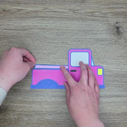 Valentine Truck Craft Template by Mollers Makes It | TPT