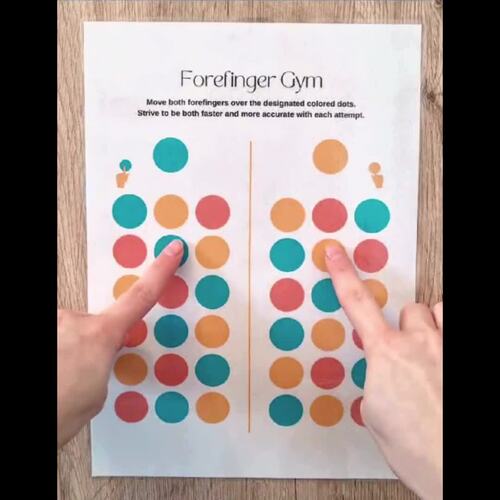 Forefinger Gym - Bilateral Brain Development Activity - Quick Routine ...