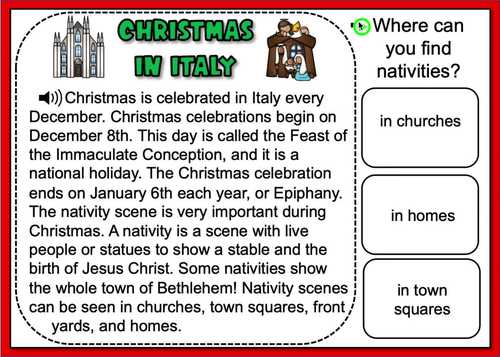 Christmas in Italy Christmas Around the World Digital Informational ...