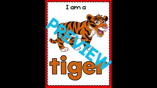 Animal Theme Book. Who Am I? Animal Clue and Guess Book for Preschool