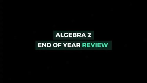 Back to School PreCalculus Algebra 2 Review Work Packet | TPT