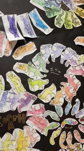 NC Animals Color Wheel Activity | Perfect for Art Subs! by Ms Potts Art ...