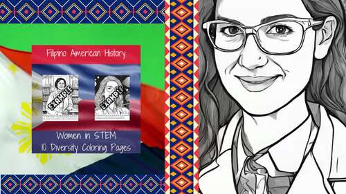 filipino american history month coloring pages